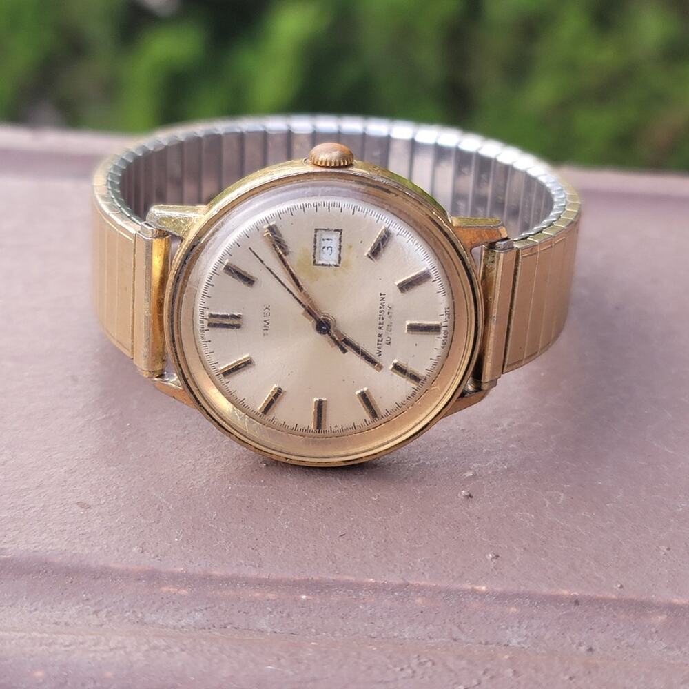 Vtg Timex Automatic Watch - Gem